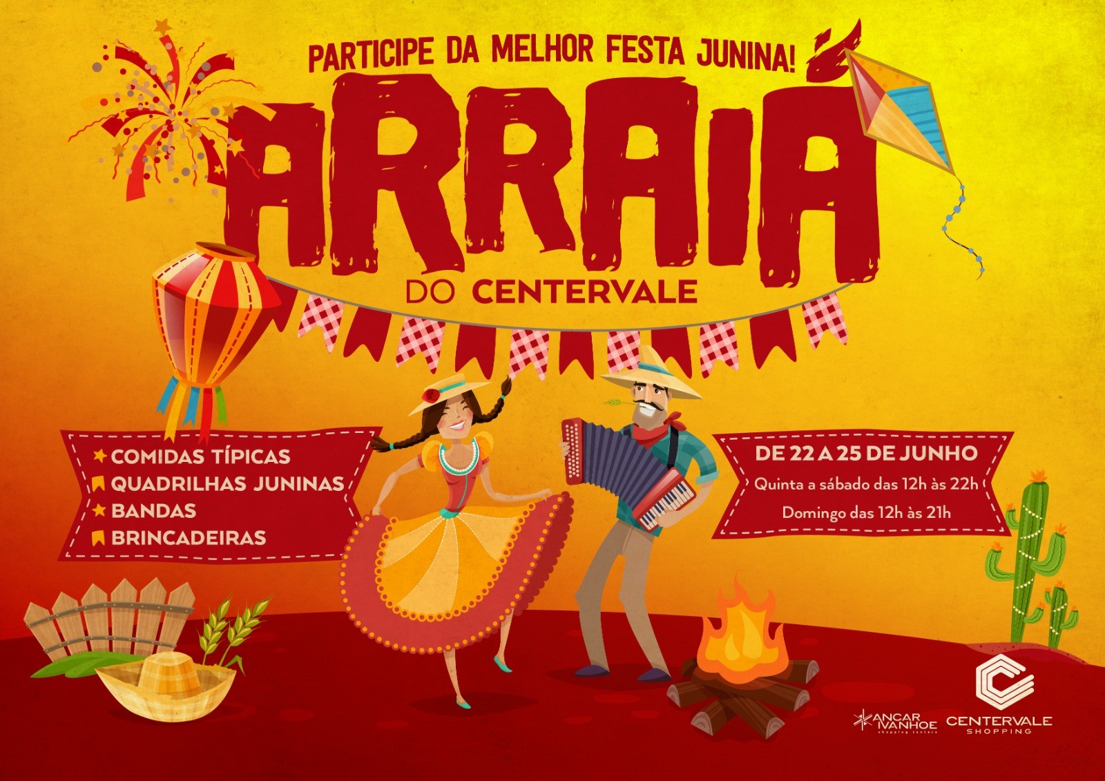 Centervale Shopping Mantém Viva A Tradição Das Festas Juninas Do Vale